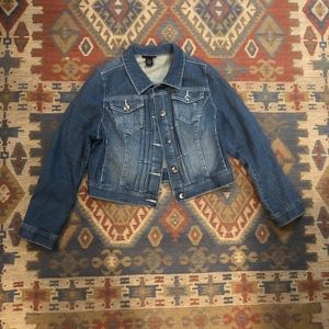 New Identity Jackets & Coats | Embroidered Denim Jacket | Poshmark
